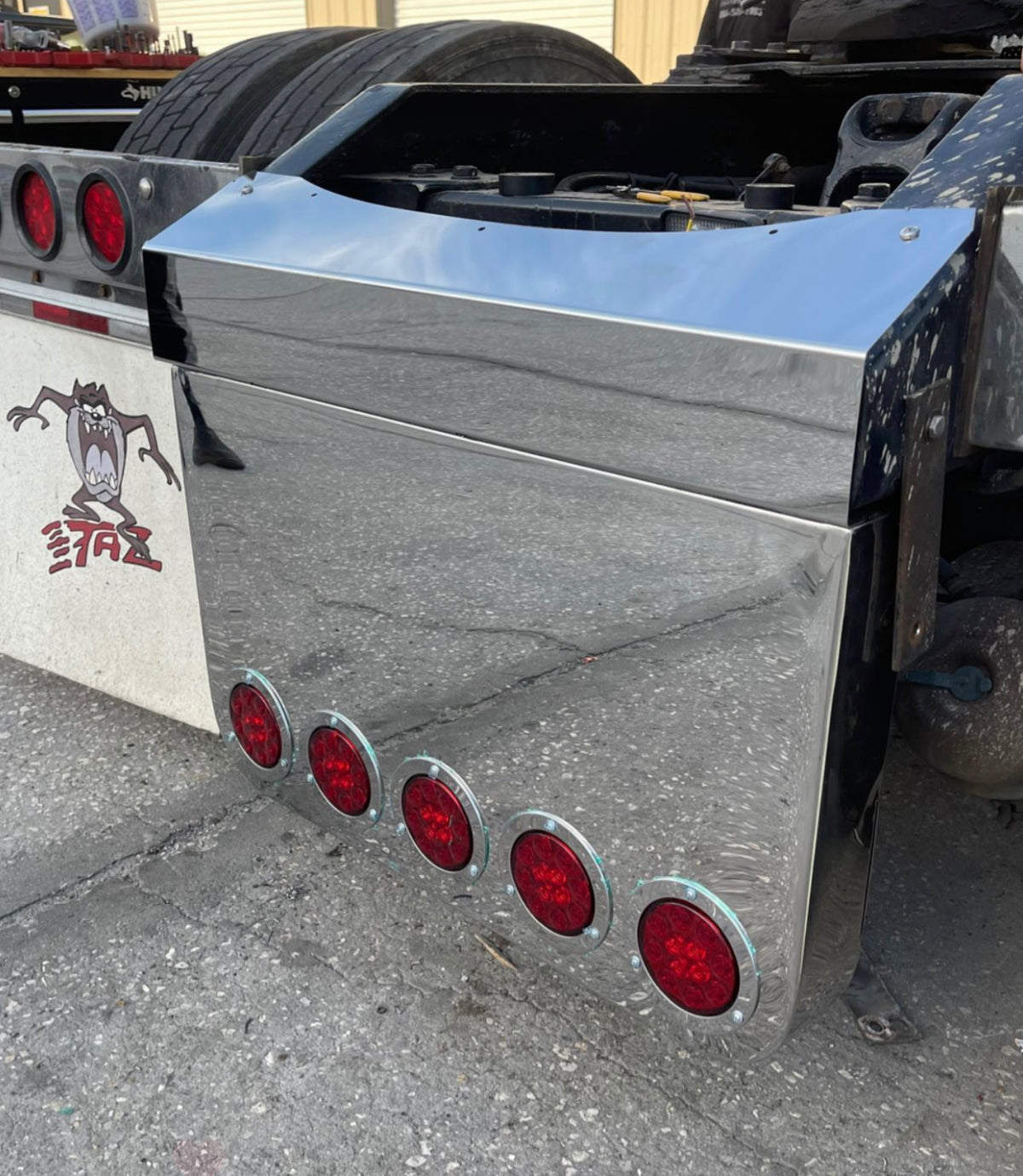 Rear Center Panel 20 Inch RC Style Stainless Steel W/ 5 - 4 Inch On Fr