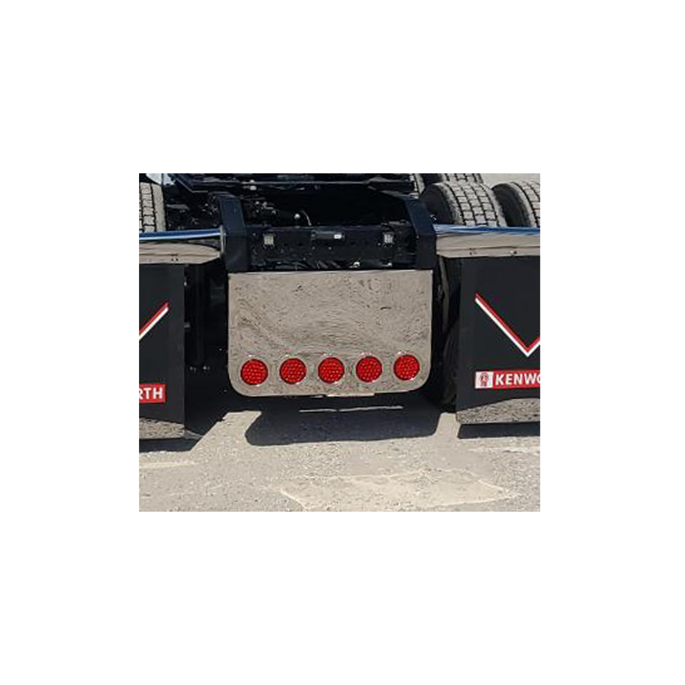 Rear Center Panel 20 Inch RC Style Stainless Steel W/ 5 - 4 Inch On Fr